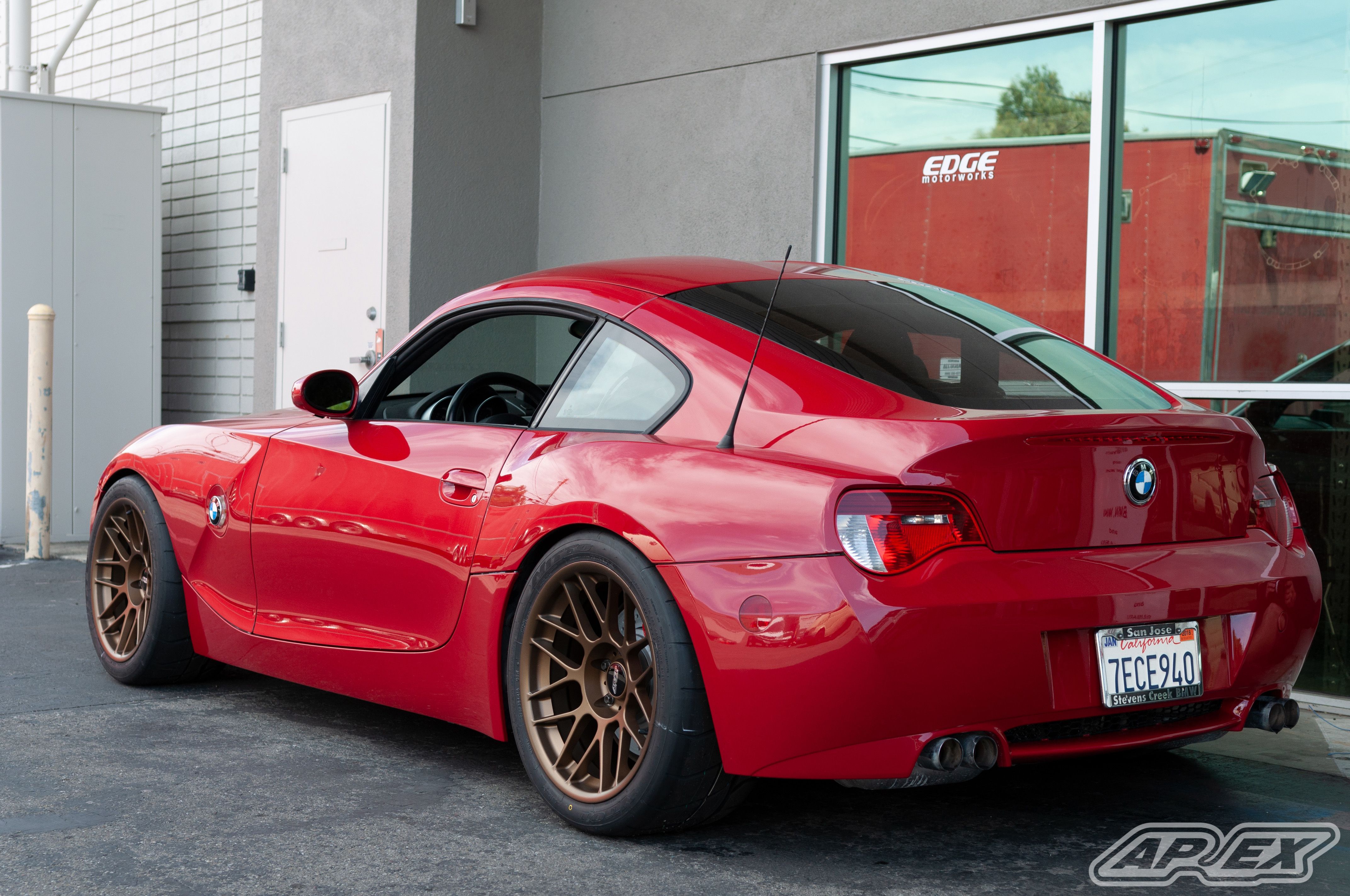 BMW E86 Coupe Z4 M with 18" ARC-8 Wheels in Satin Bronze