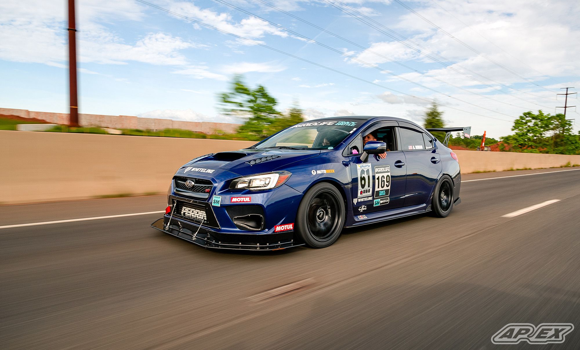 Subaru VA WRX STI with 18" EC-7 Wheels in Satin Black