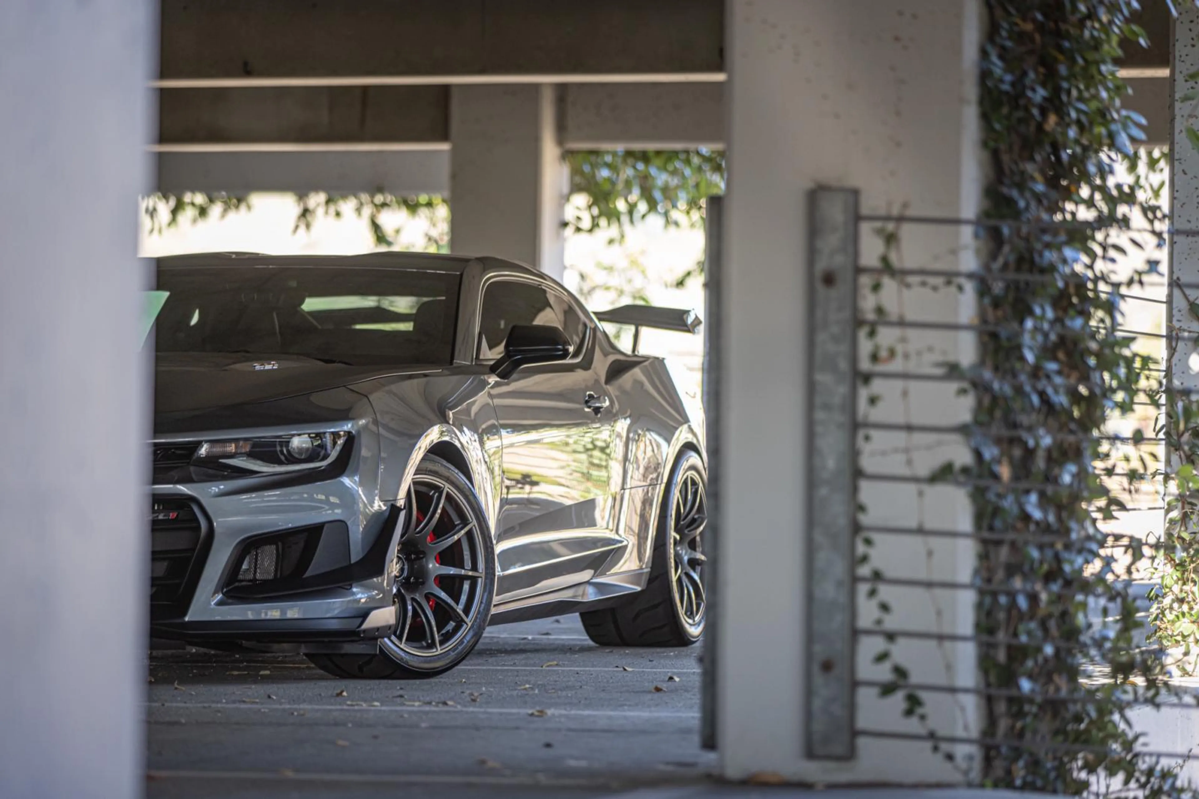 Chevrolet 6th Gen Camaro ZL1 1LE with 19" SM-10 Wheels in Anthracite