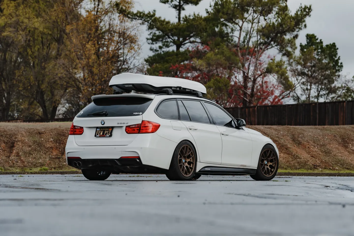 BMW F31 Wagon 3 Series with 18" EC-7 Wheels in Satin Bronze