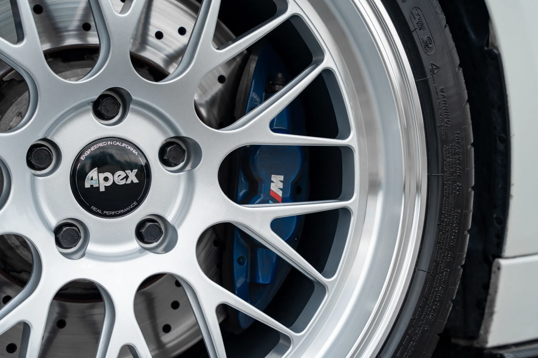 BMW F80 M3 with 19" ML-10RT Wheels in Machined Lip Race Silver