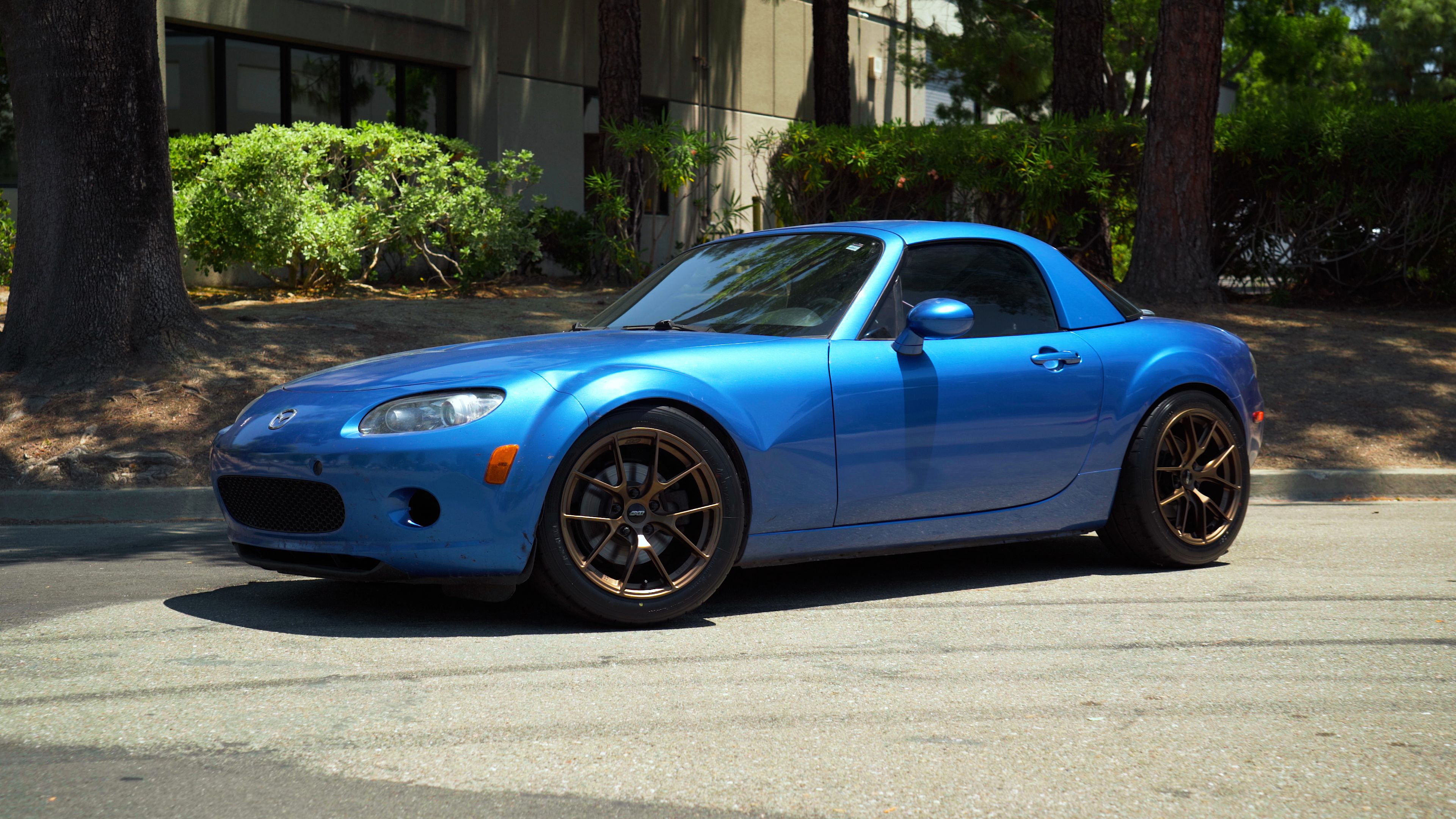 Mazda NC Miata with 17" VS-5RS Wheels in Satin Bronze