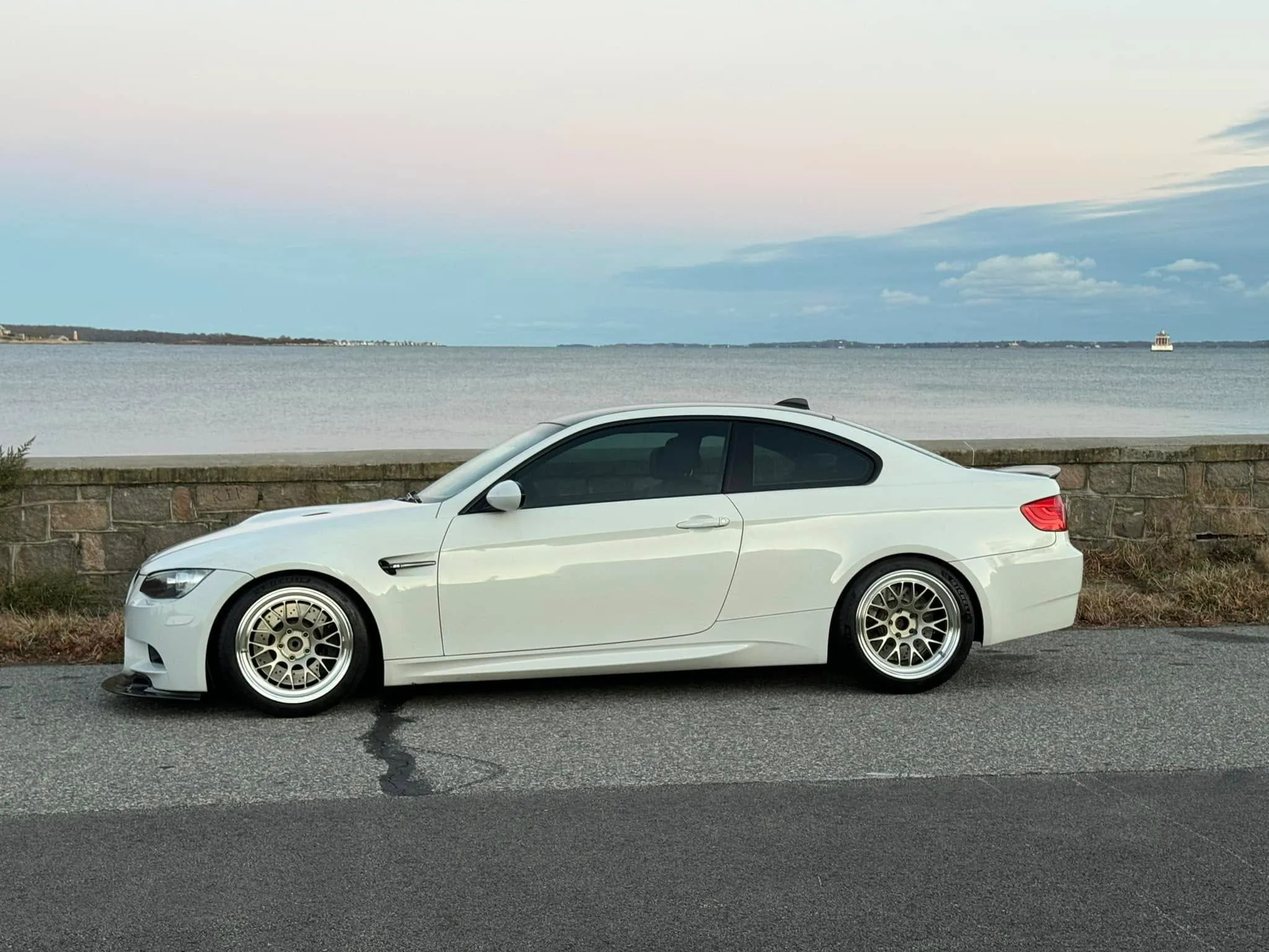 BMW E92 Coupe M3 with 18" ML-10RT Wheels in Machined Lip Gloss ...