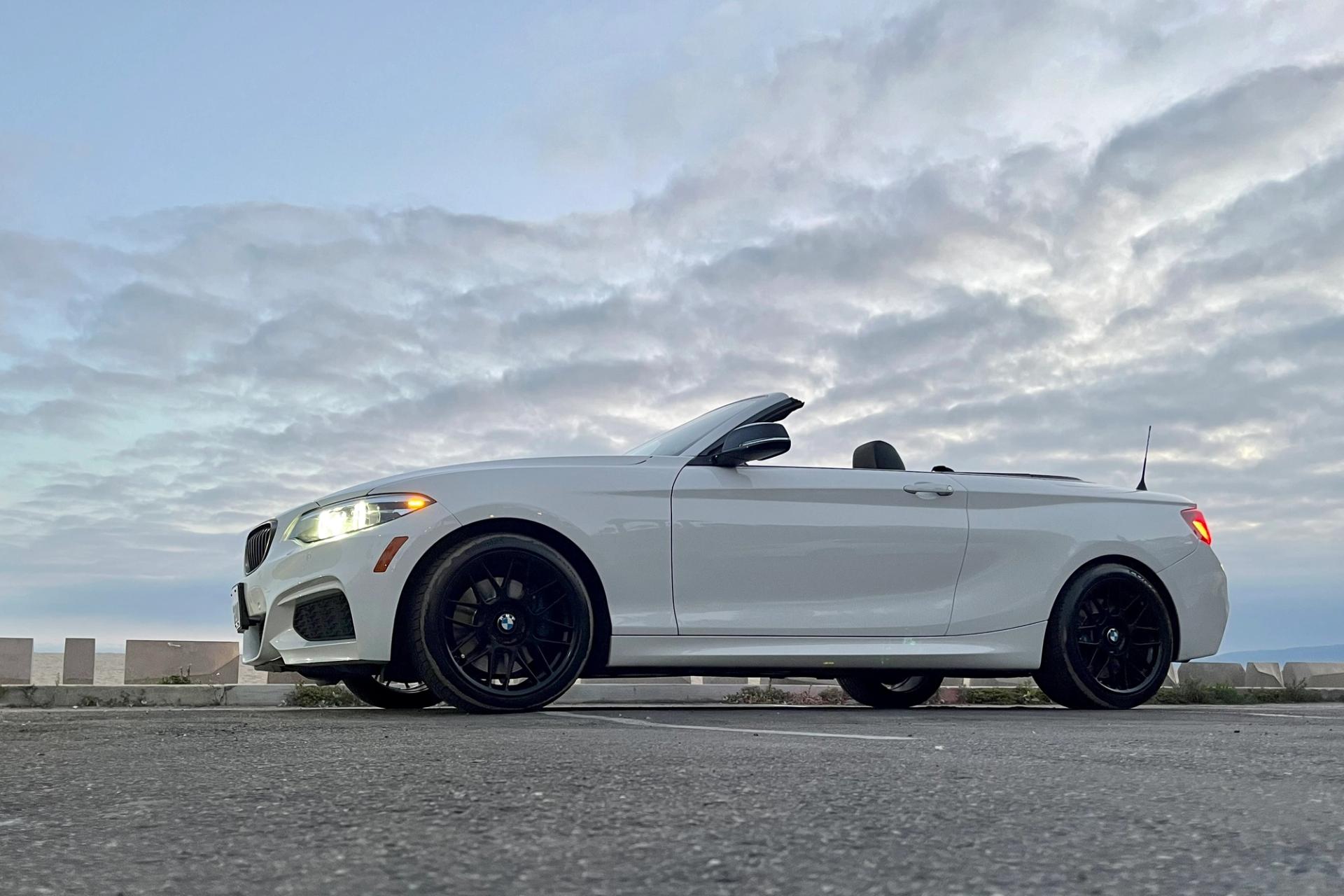BMW F23 Convertible 2 Series with 18" ARC-8 Wheels in Satin Black