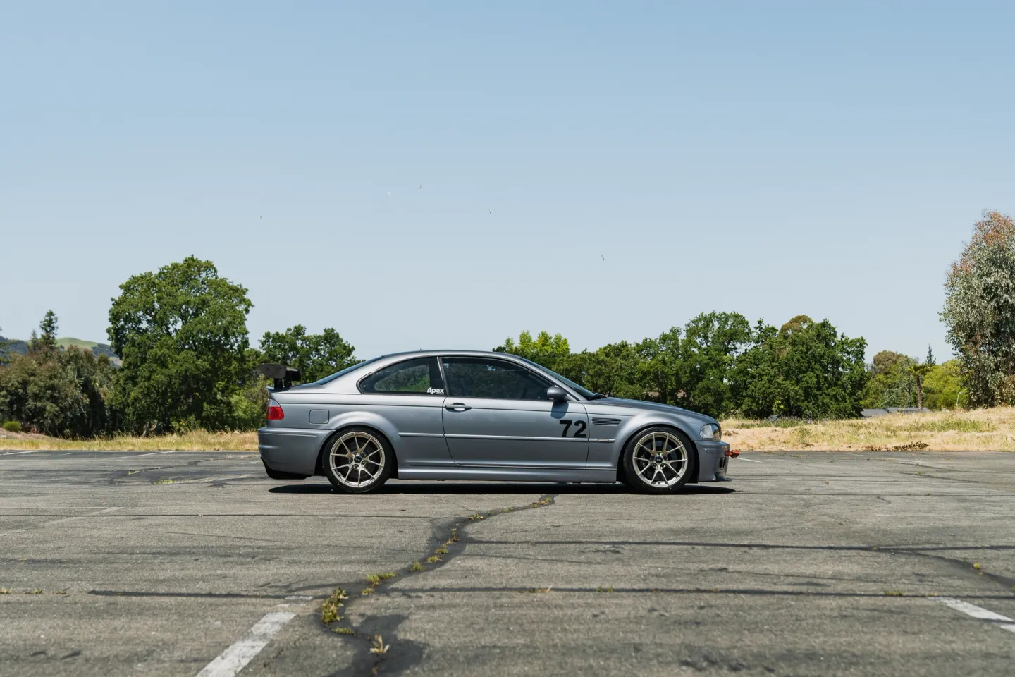 BMW E46 M3 with 18" VS-5RS Wheels in Motorsport Gold