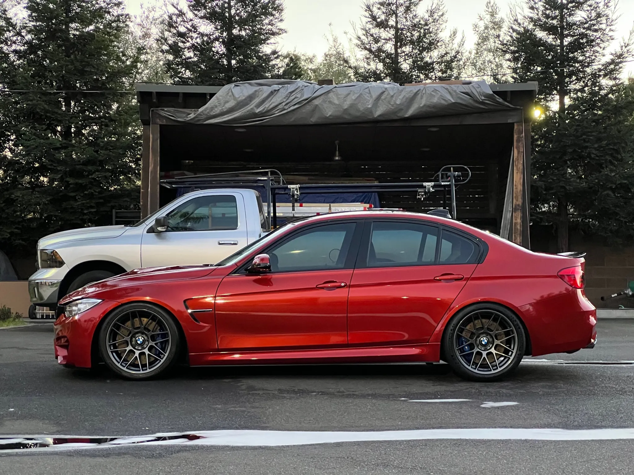BMW F80 M3 with 19" ARC-8 Wheels in Anthracite