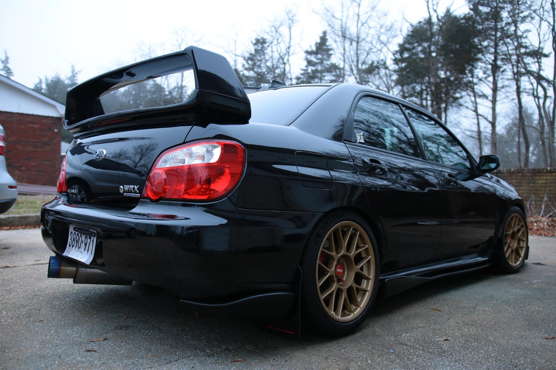 Subaru GD WRX Sedan with 17" ARC-8 in Satin Bronze on Subaru GD WRX ...
