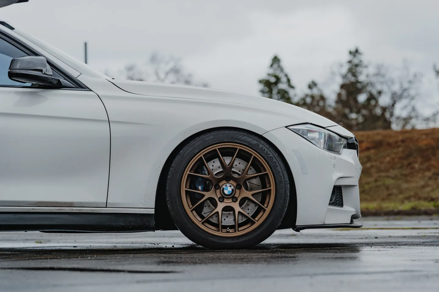 BMW F31 Wagon 3 Series with 18" EC-7 Wheels in Satin Bronze
