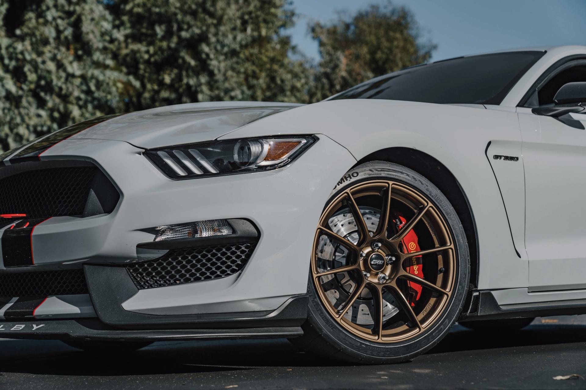 Ford S550 Mustang GT350R with 19" SM-10RS Wheels in Satin Bronze