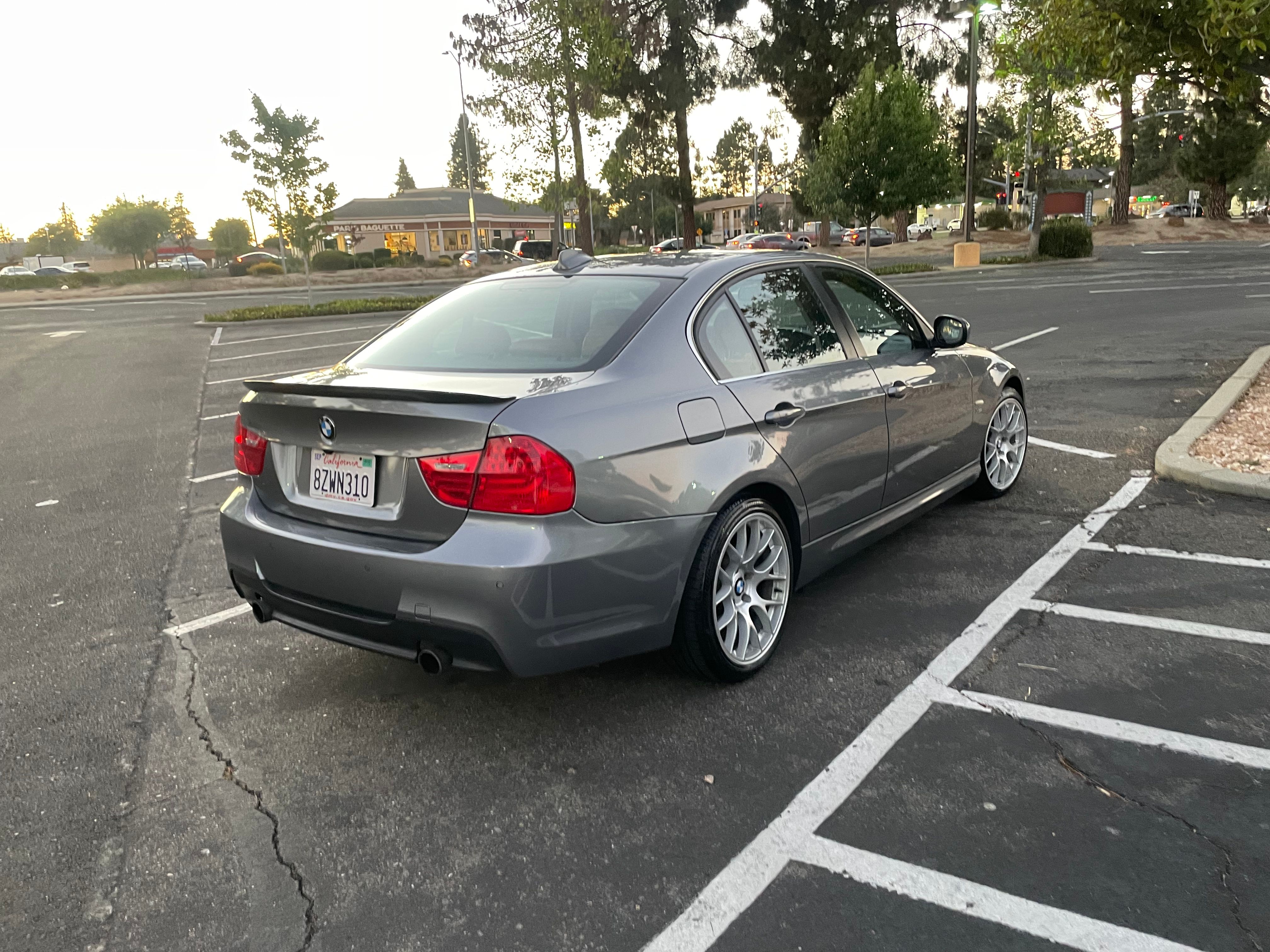 BMW E90 LCI Sedan 3 Series with 18" EC-7 in Race Silver on BMW E90 E91 ...