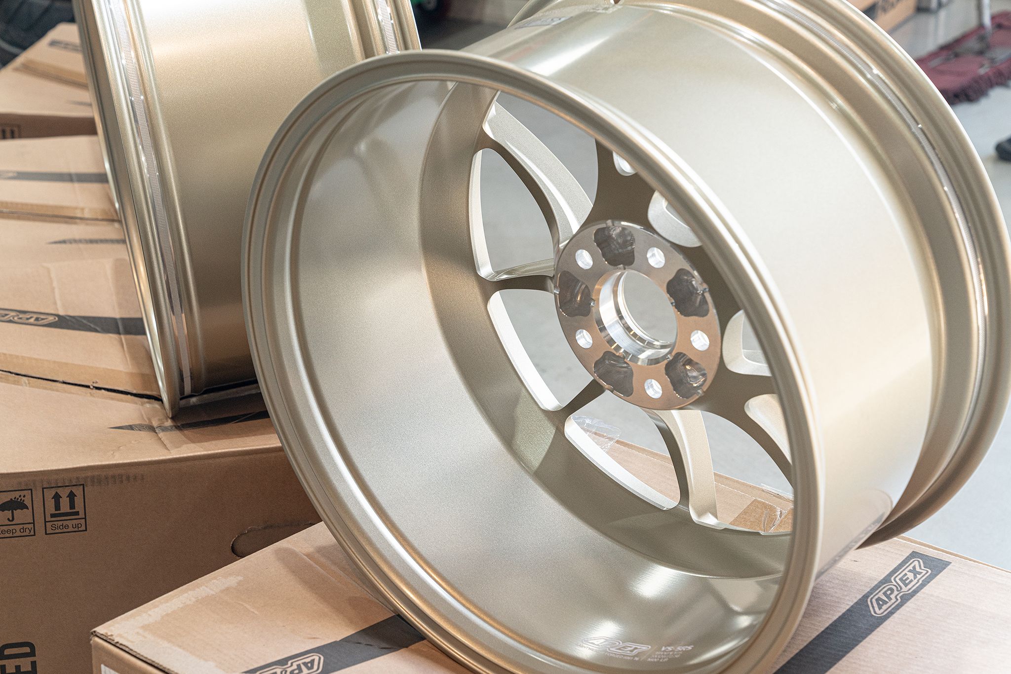 BMW F80 M3 with 19" VS-5RS Wheels in Motorsport Gold