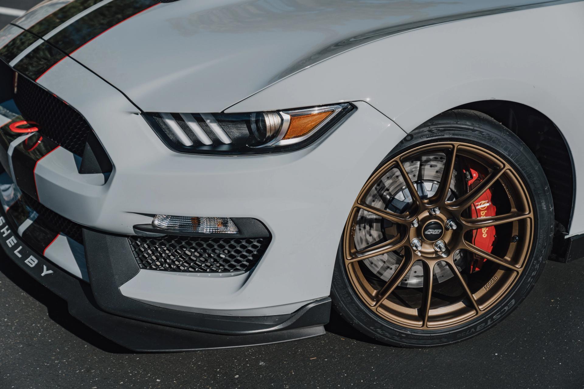 Ford S550 Mustang GT350R with 19" SM-10RS Wheels in Satin Bronze