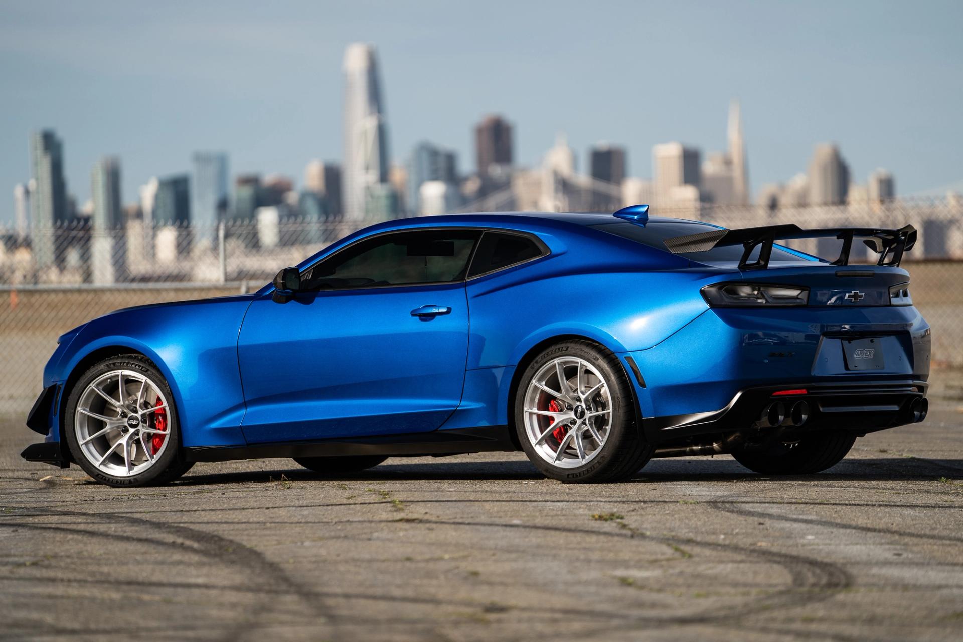 Chevrolet 6th Gen Camaro ZL1 1LE with 19" VS-5RS Wheels in Brushed Clear