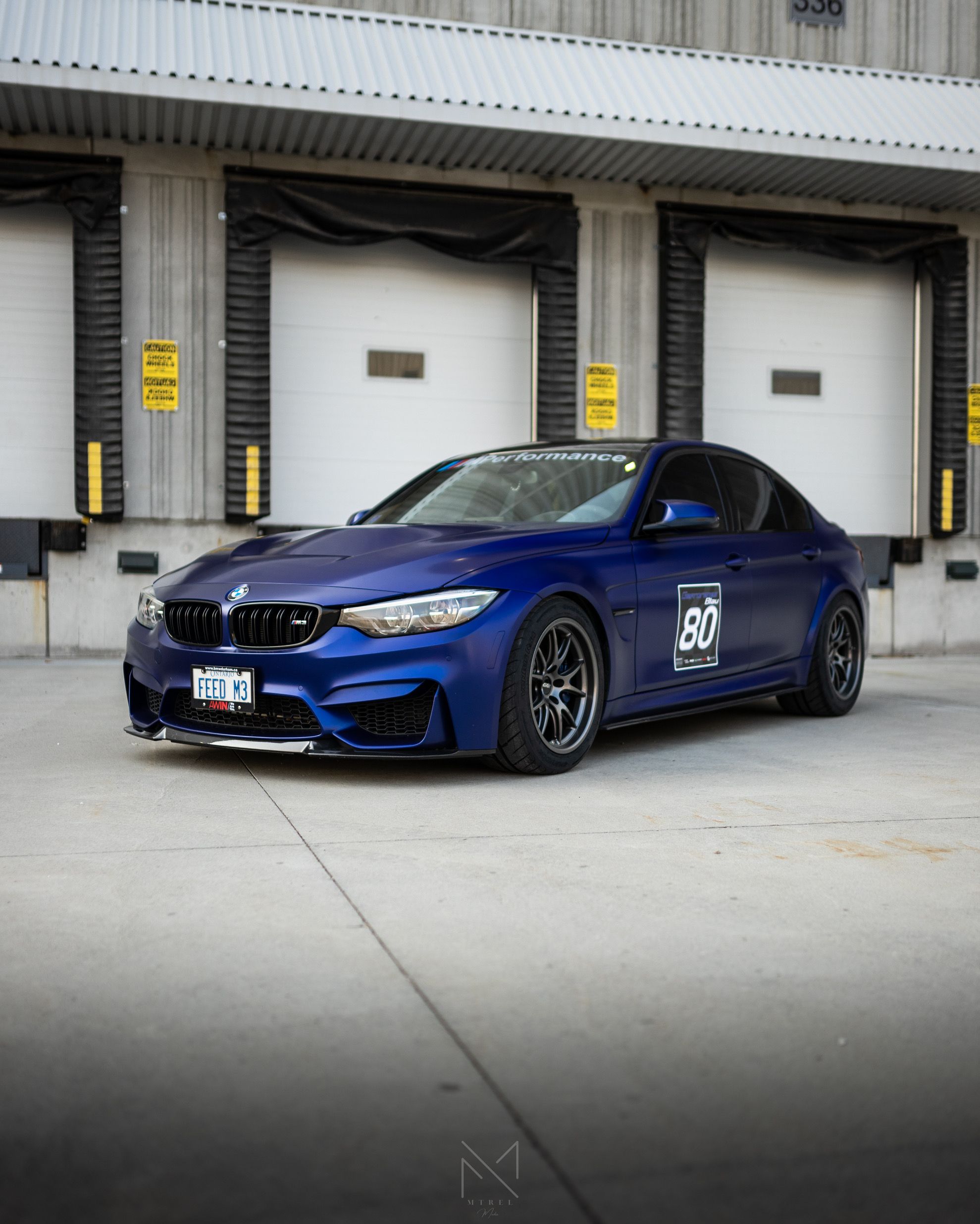 BMW F80 M3 with 18" FL-5 Wheels in Anthracite