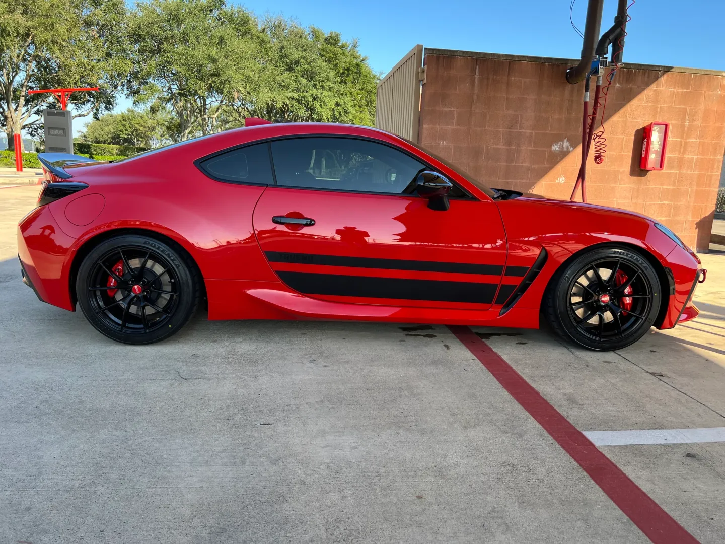 Toyota GR86 with 17" VS-5RS Wheels in Satin Black