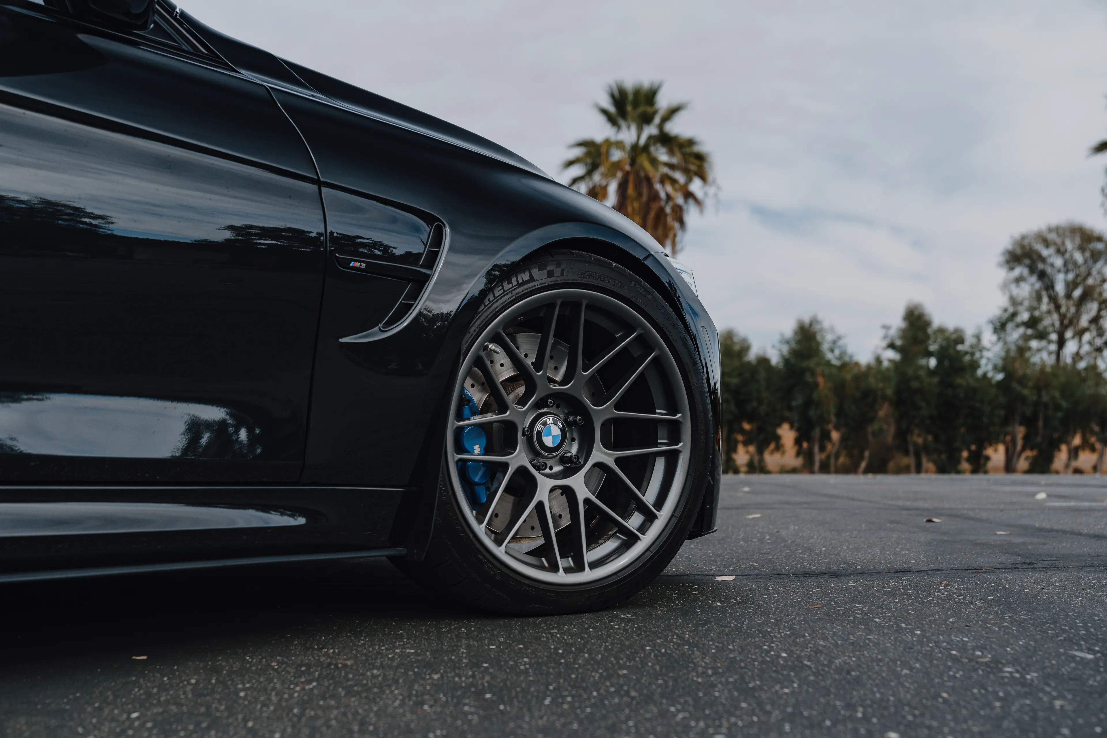 BMW F80 M3 with 19" ARC-8 Wheels in Anthracite