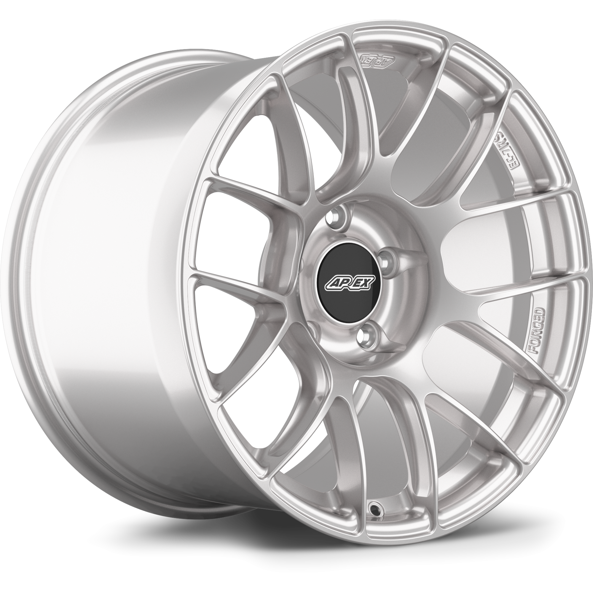 Porsche 911 997 Carrera 4S with 18" EC-7RS Wheels in Race Silver