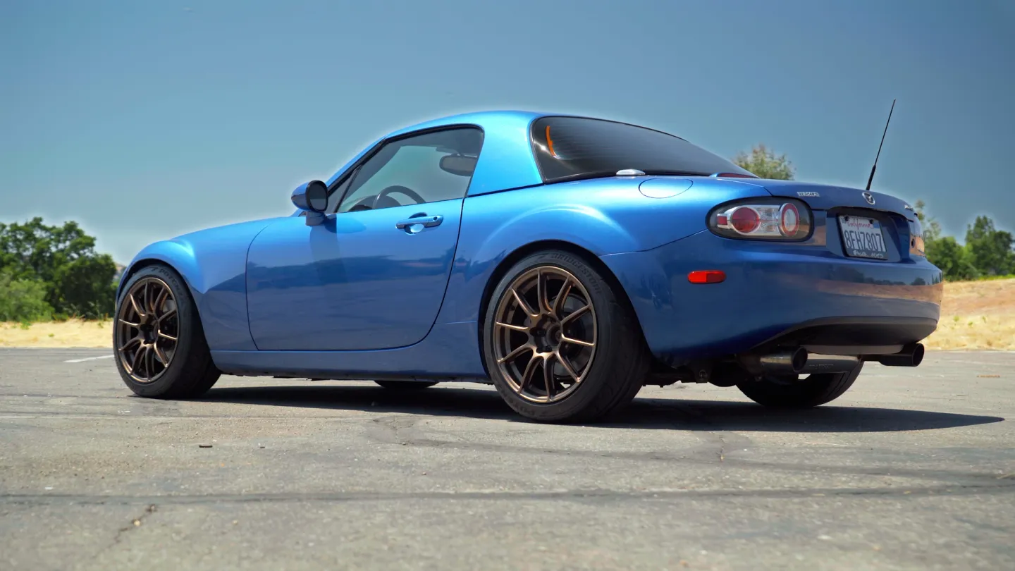 Mazda NC MX-5 Miata with 17" SM-10RS Wheels in Satin Bronze
