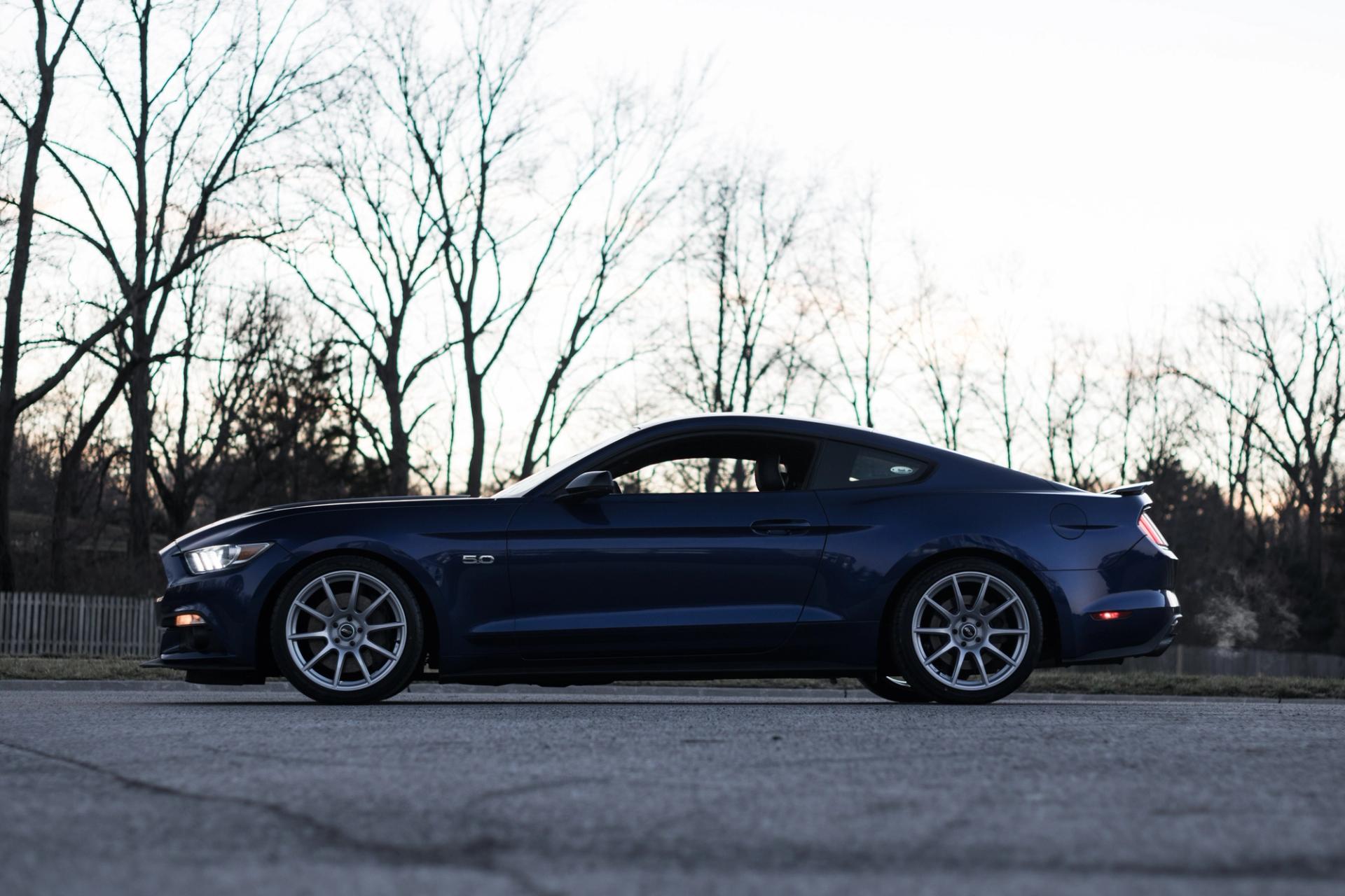 Ford S550 Mustang GT with 19" SM-10 in Race Silver on Ford S550 - Apex ...