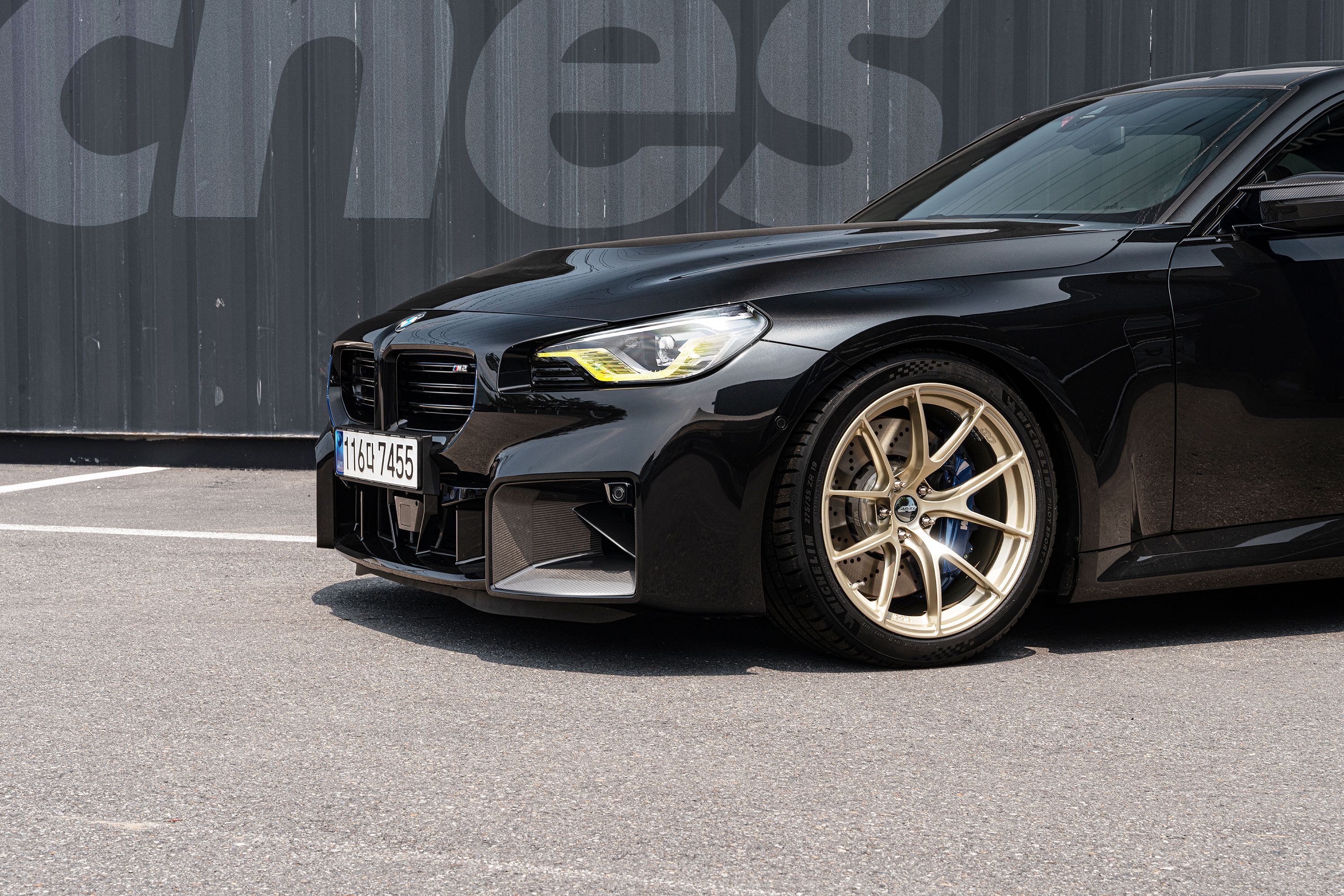 BMW G87 M2 with 19" VS-5RS Wheels in Motorsport Gold