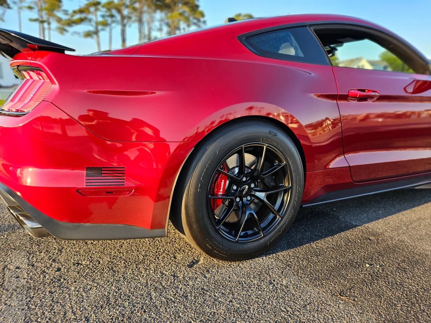 Ford S550 Mustang GT500 with 20"/18" VS-5RS Wheels in Satin Black