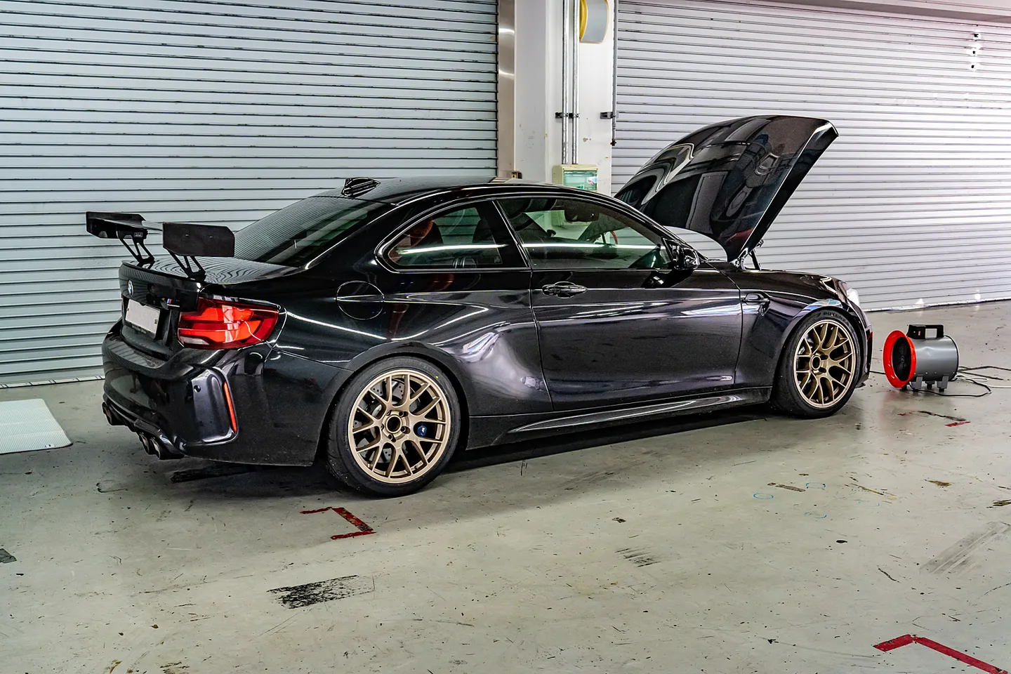 BMW F87 M2 with 18" EC-7 Wheels in Custom Finish