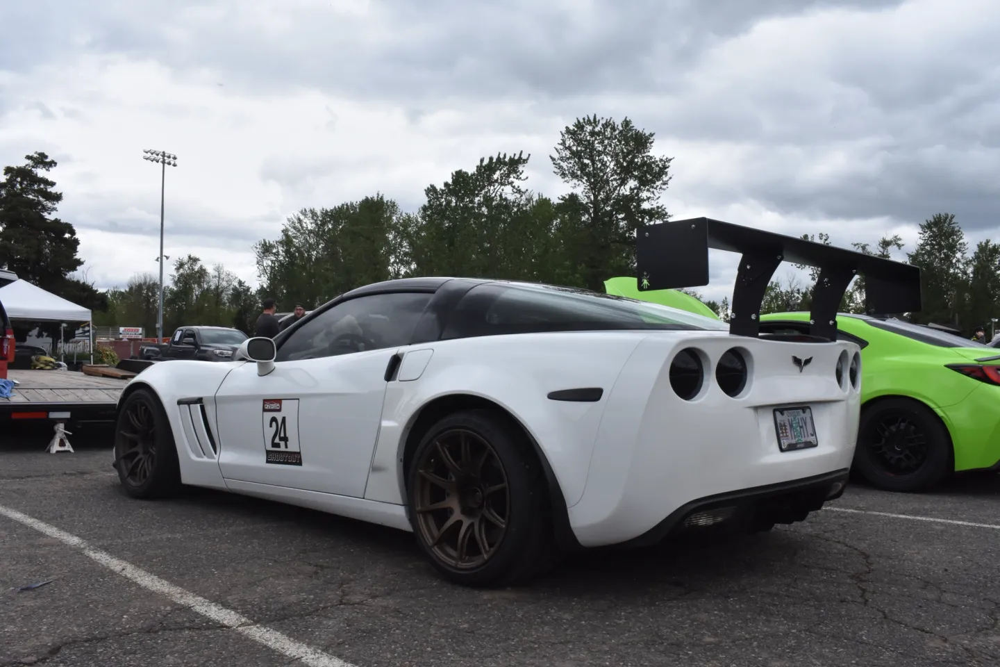 Chevrolet C6 Corvette Grand Sport with 18" SM-10 Wheels in Satin Bronze