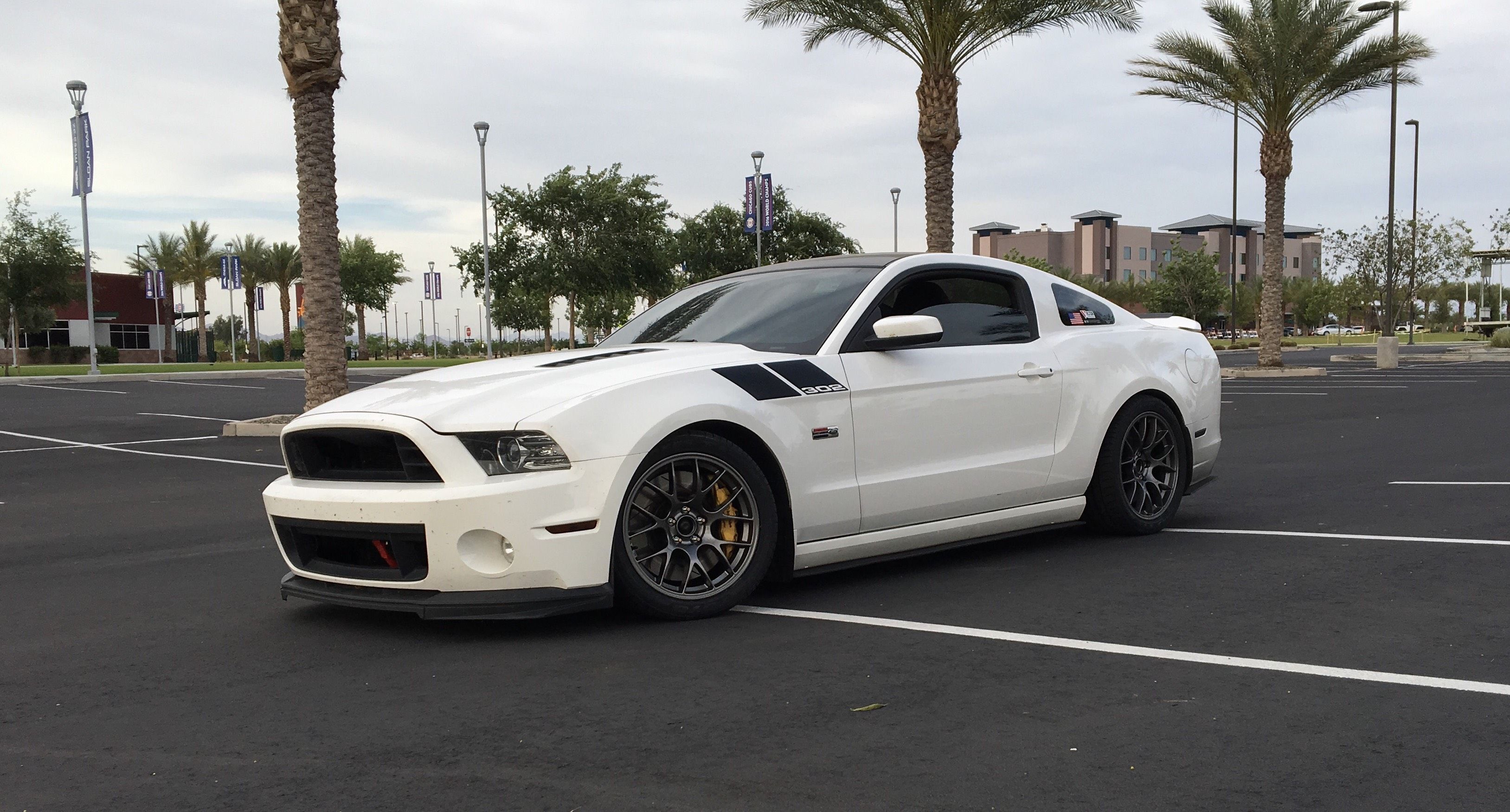 Ford S197 Mustang GT with 18" EC-7 in Anthracite on Ford S197 - Apex Album
