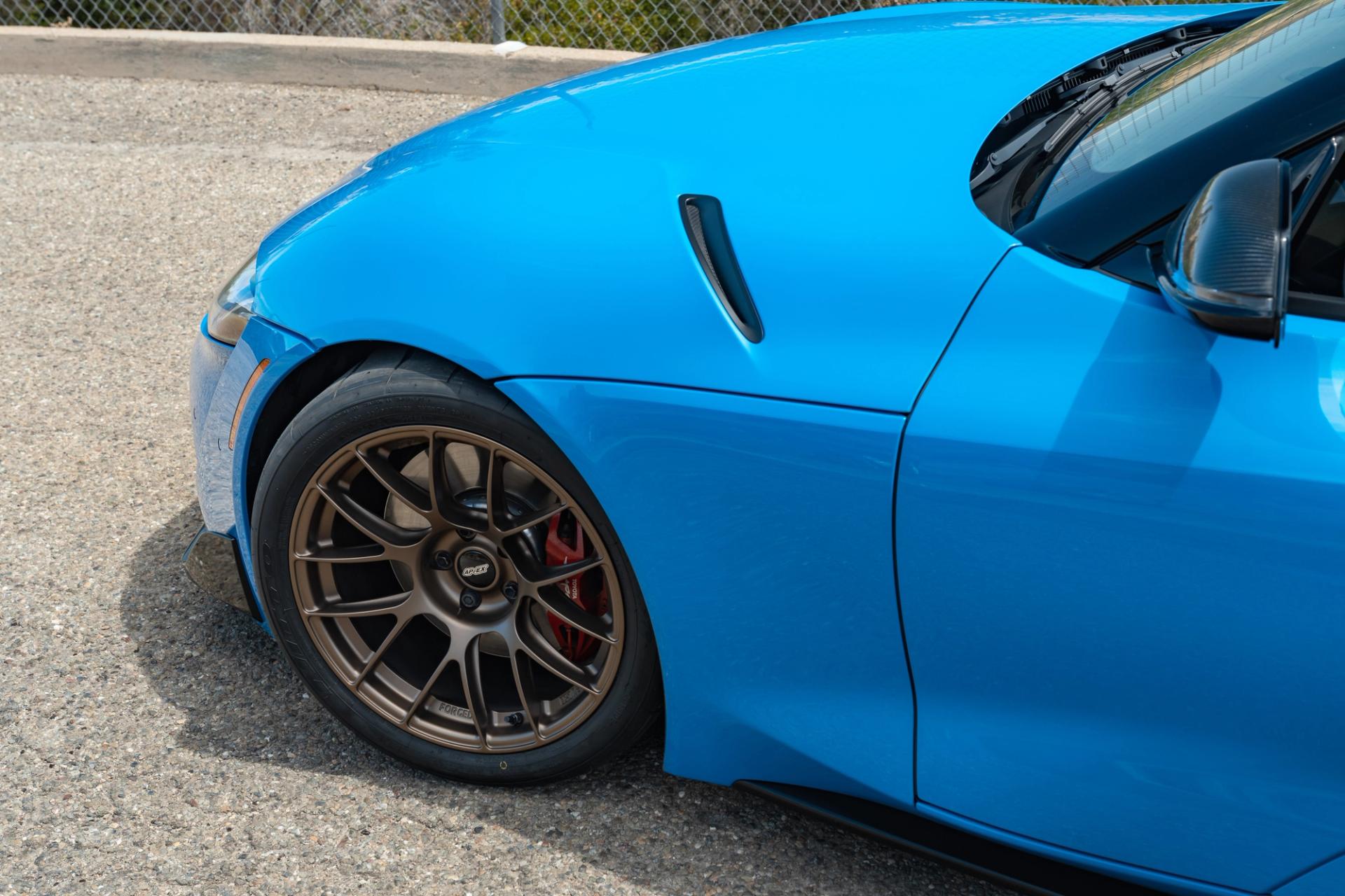 Toyota GR Supra with 18" EC-7RS Wheels in Satin Bronze