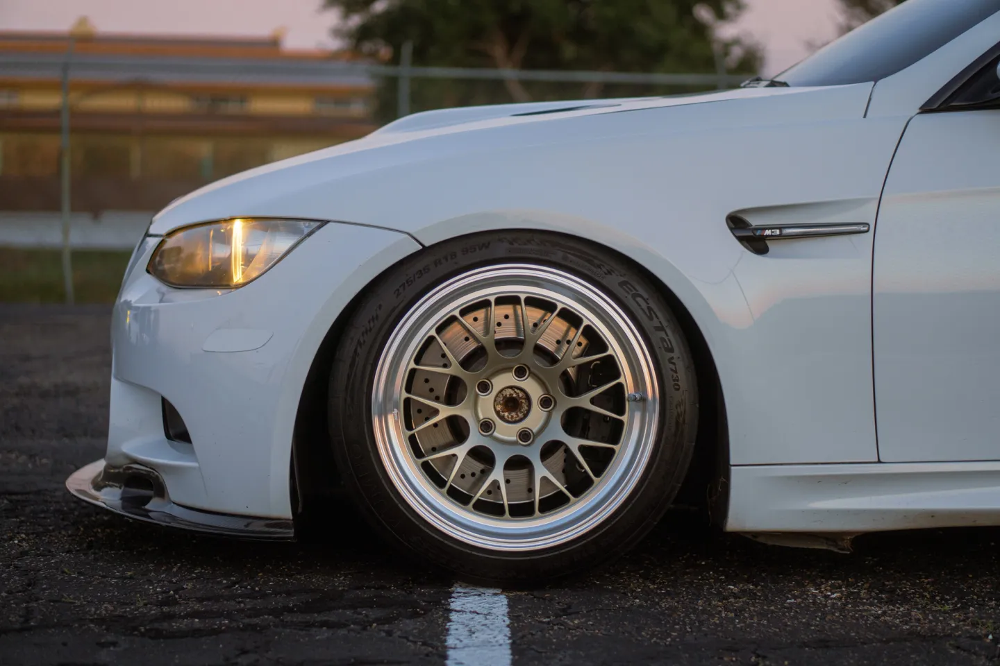 BMW E92 Coupe M3 with 18" ML-10RT Wheels in Machined Lip Gloss ...