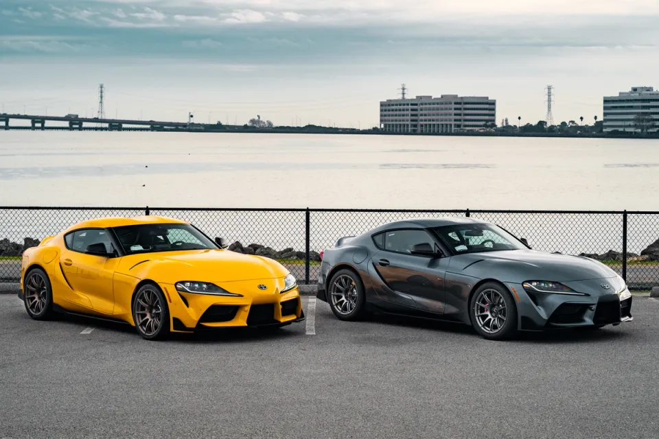 Toyota GR Supra with 19" SM-10 Wheels in Satin Bronze