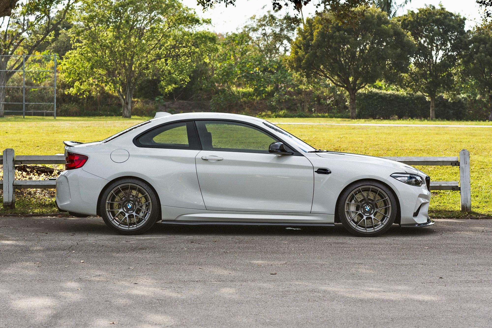 BMW F87 M2 with 19" EC-7RS in Anthracite on BMW F87 - Apex Album