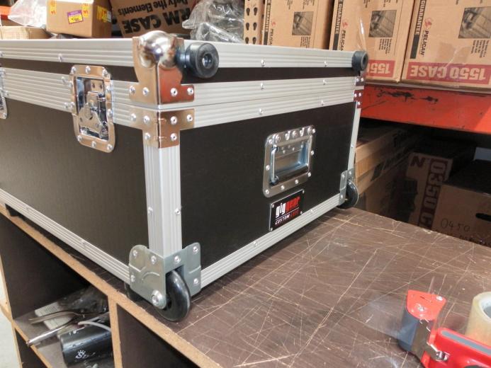Custom Roller Packer Road Case With Multiple Compartments | Protectapack