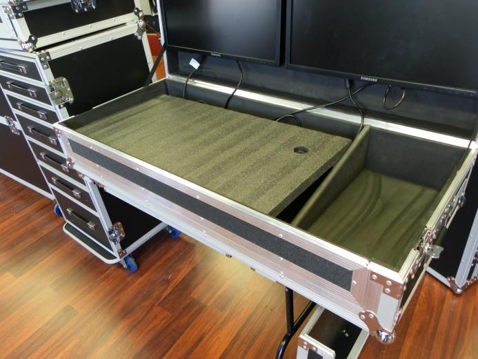 Custom Mixer Road Case With Mounted Screens | Protectapack