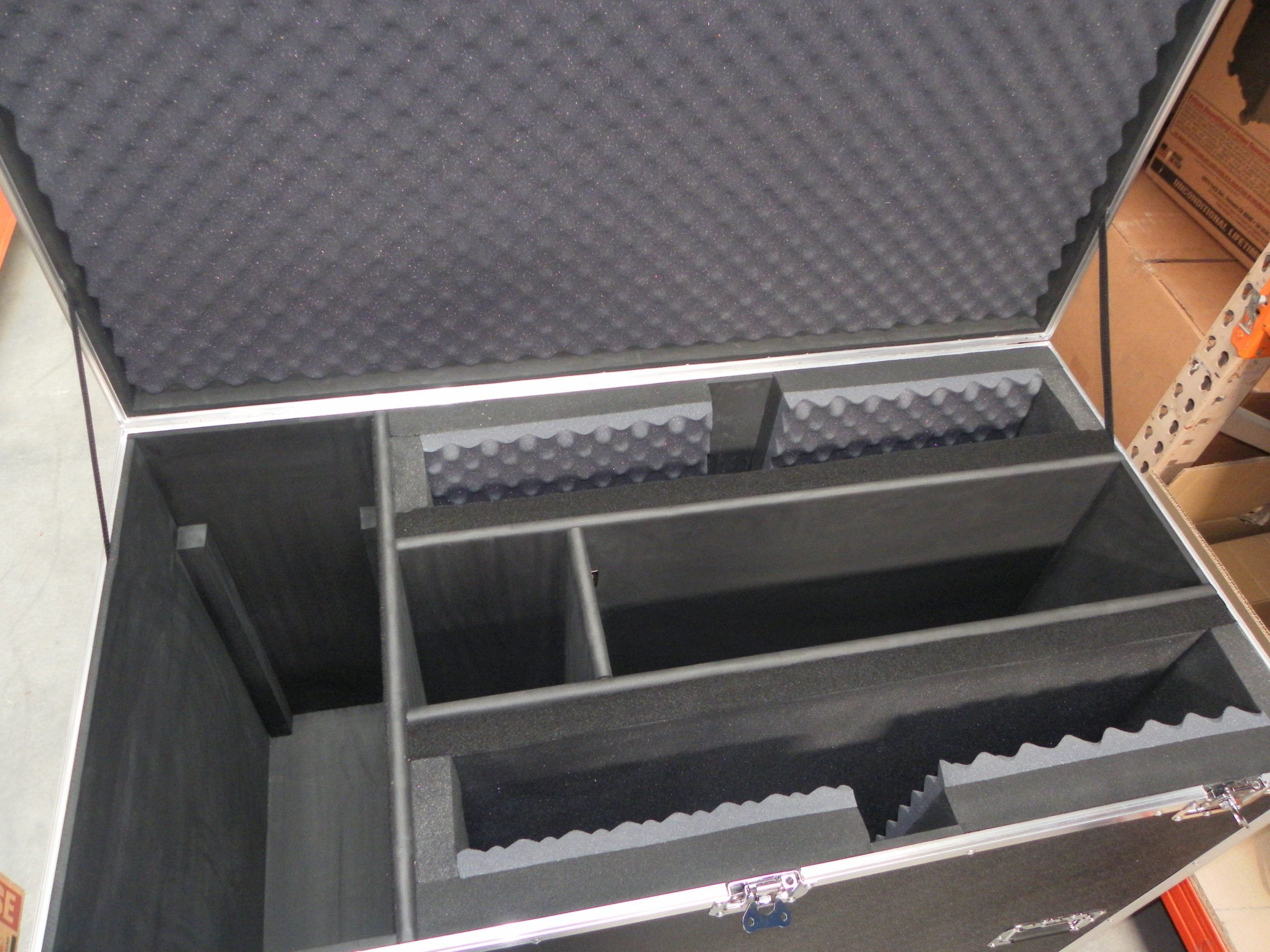 Custom Made Top Loading Packer Case With Multiple Compartments ...