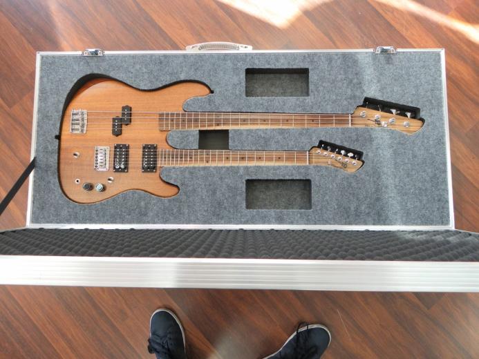 Custom Guitar Case And Foam Insert For Double Neck Guitar | Protectapack