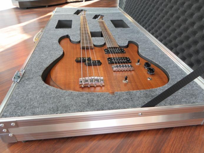 Custom Guitar Case And Foam Insert For Double Neck Guitar | Protectapack