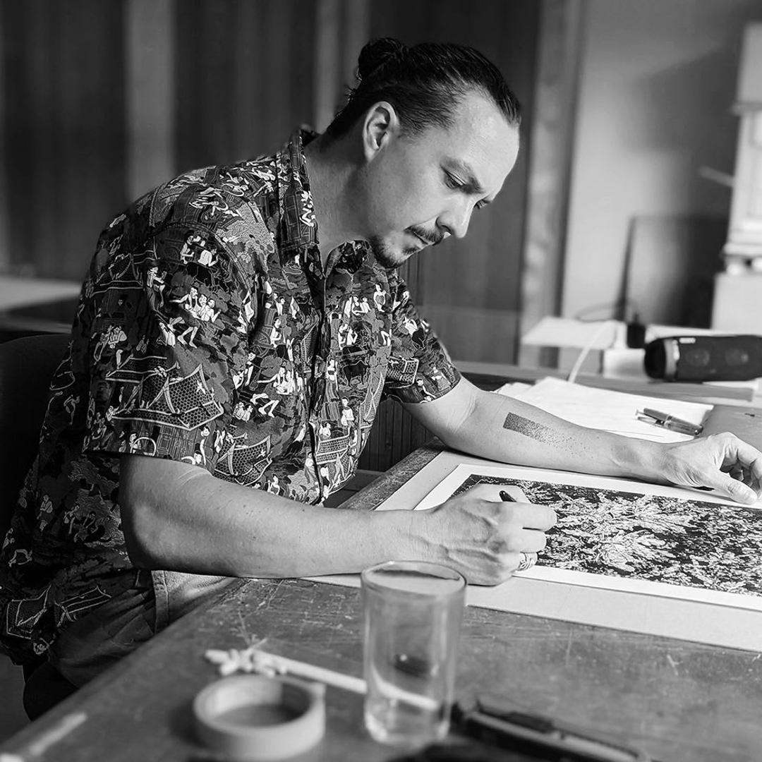 Drops in Chiang Mai Drawing John Mirabel | Artemest