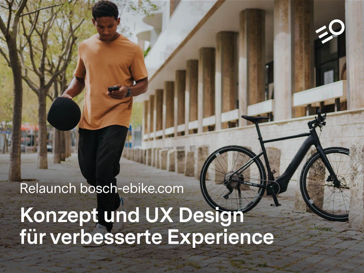 User-centered concept and design for bosch-ebike.com | Experience One