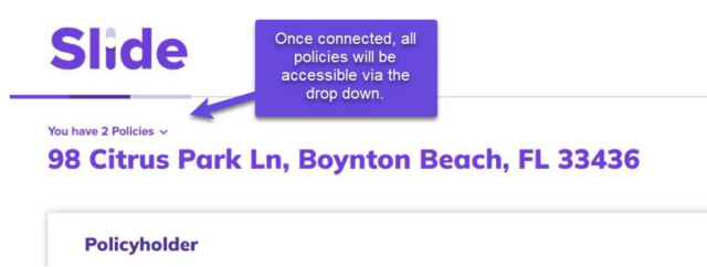 Policy Account Access | Slide Insurance