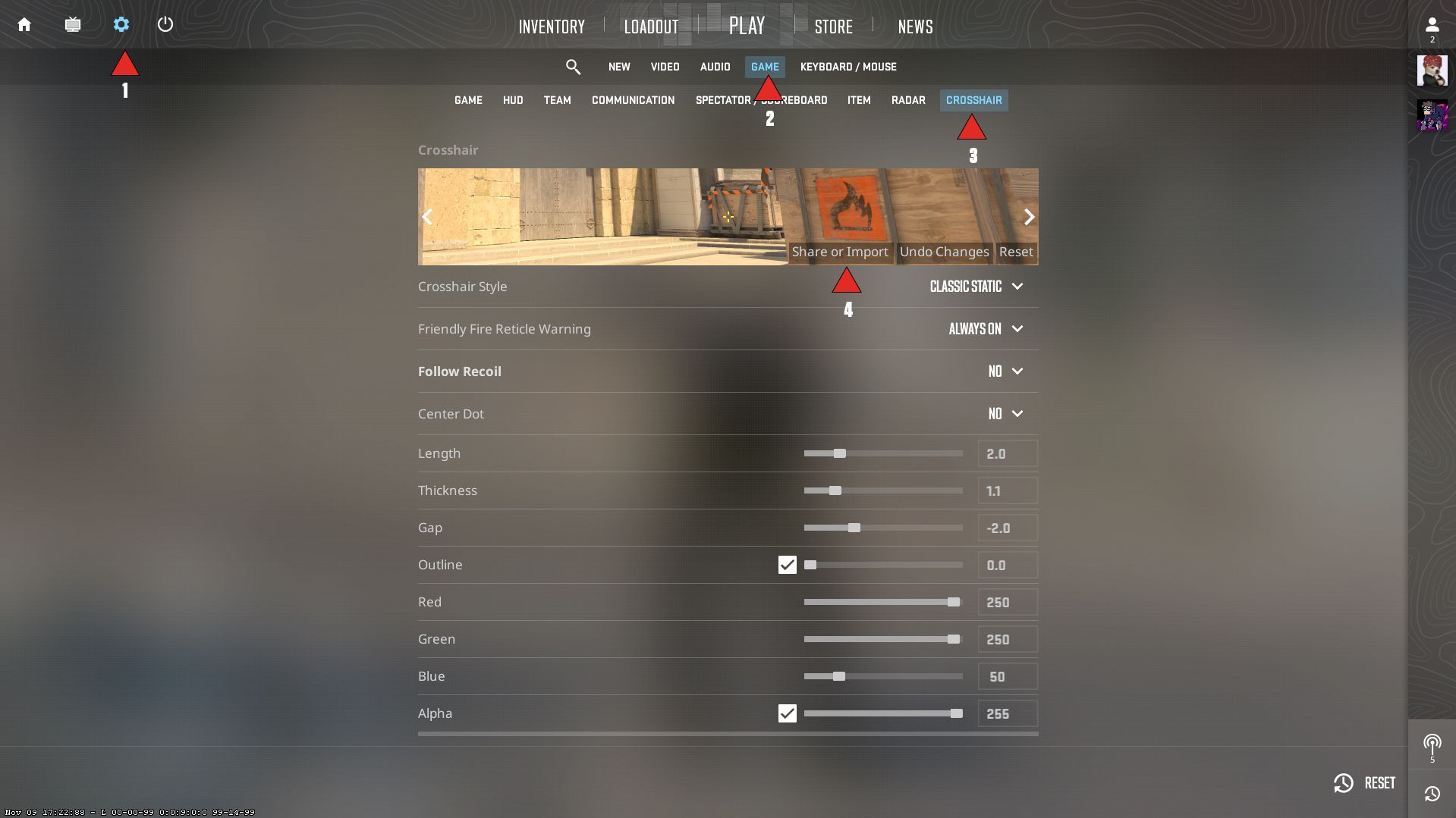 Best Crosshairs in CS2 Used By the Pros | Dignitas