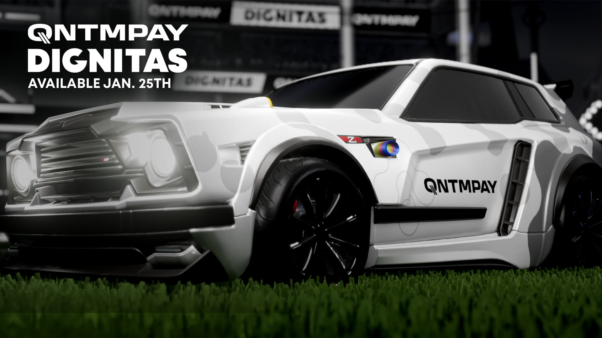 Dignitas Launches QNTMPAY Rocket League Vehicle Decals | Dignitas