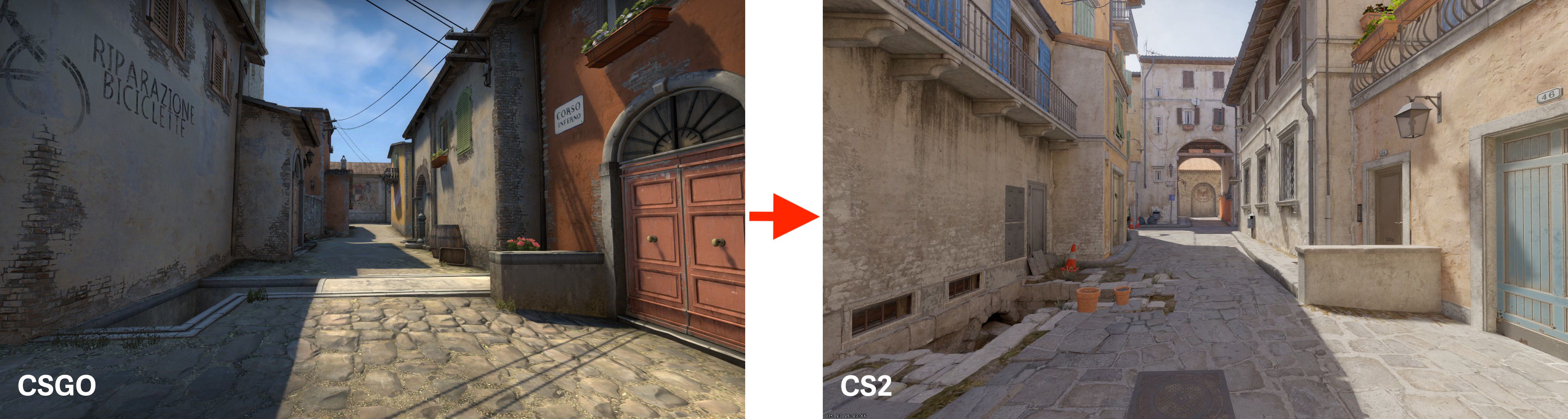 The Key Differences Between the Maps in CS2 and CSGO | Dignitas