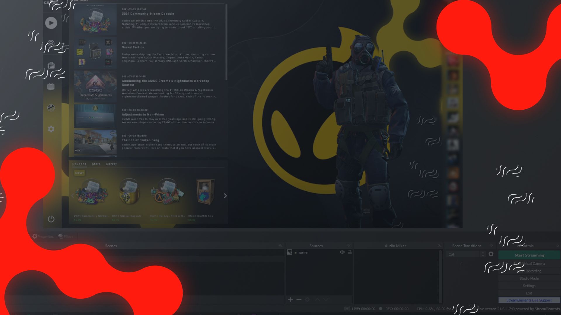 How to stream CS:GO using OBS | Dignitas