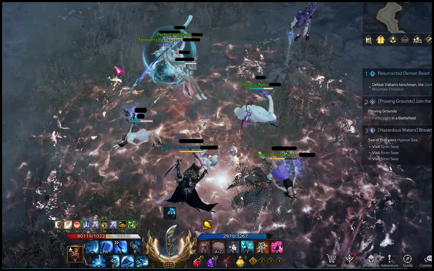 Entering the Resurrected Demon Beast Lair - Legion Raid Guide: Valtan ...