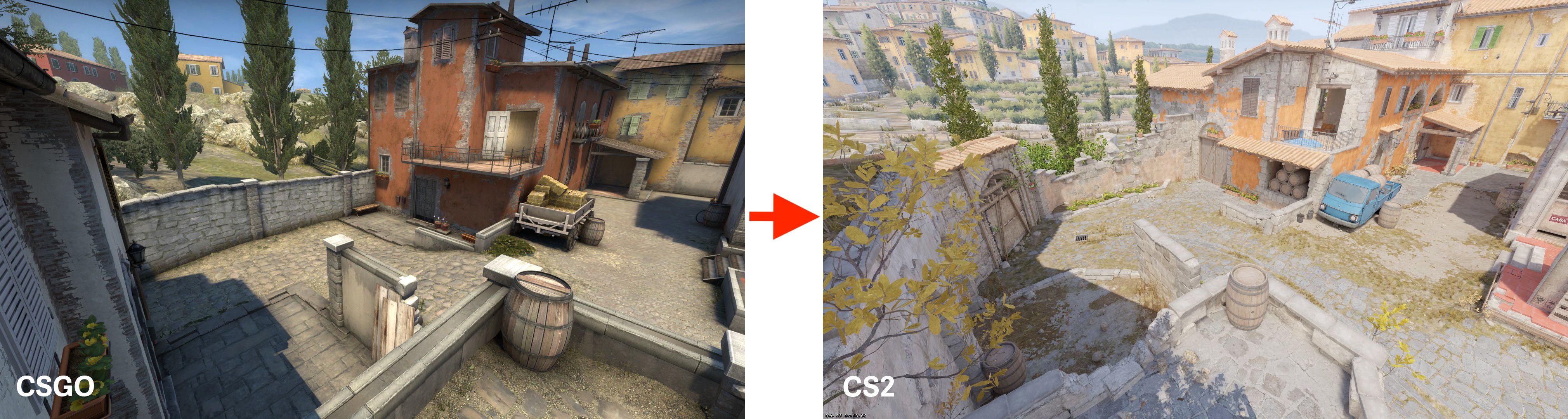 The Key Differences Between the Maps in CS2 and CSGO | Dignitas