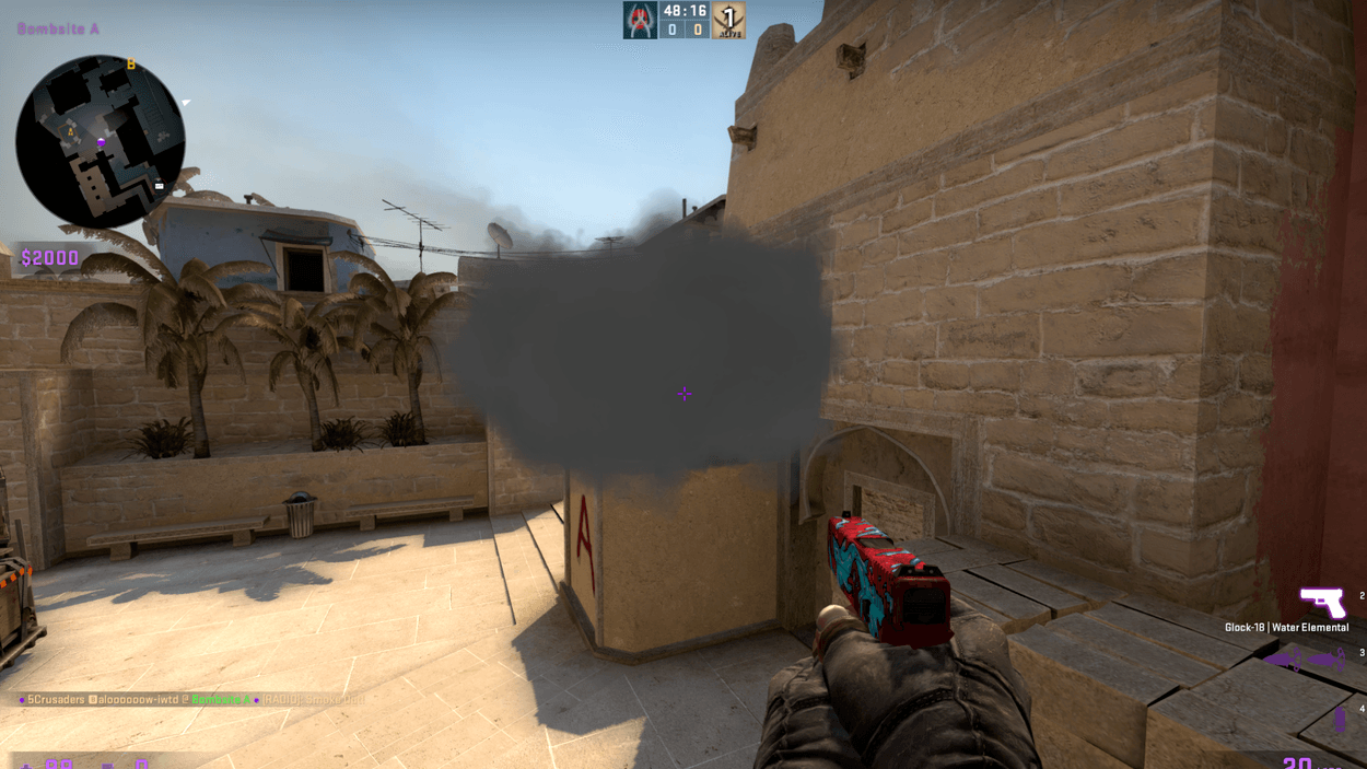 CSGO Smoke Guide for Mirage T-Side | Dignitas