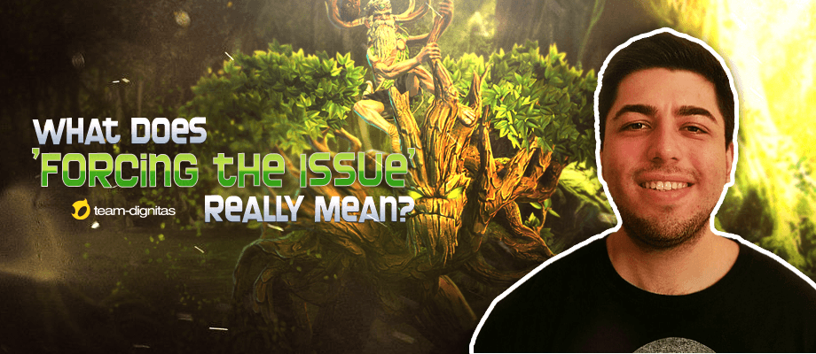 Explaining What "Forcing the Issue" Really Means | Dignitas