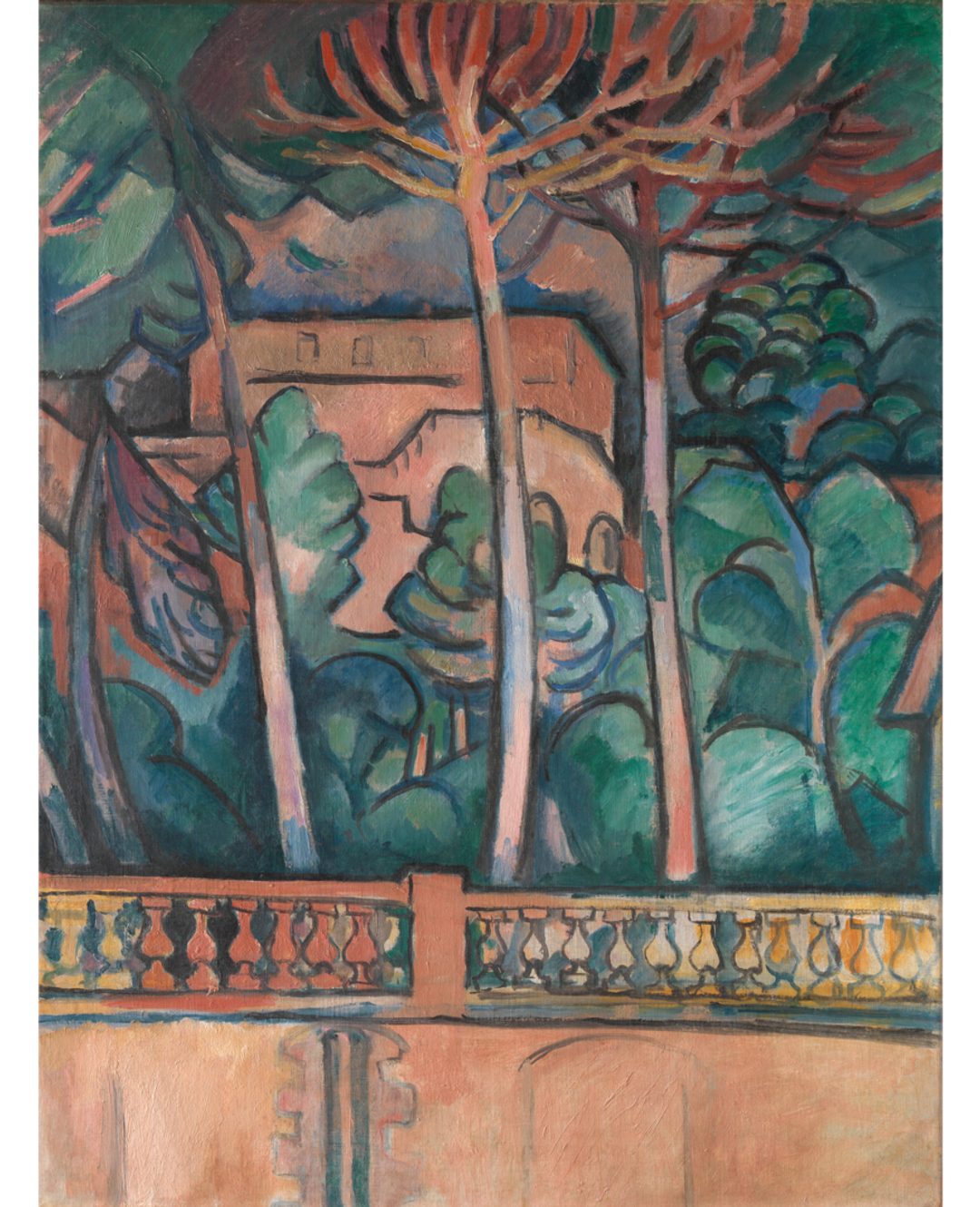 Georges Braque's The Terrace at the Hôtel Mistral, 1907 - The ...