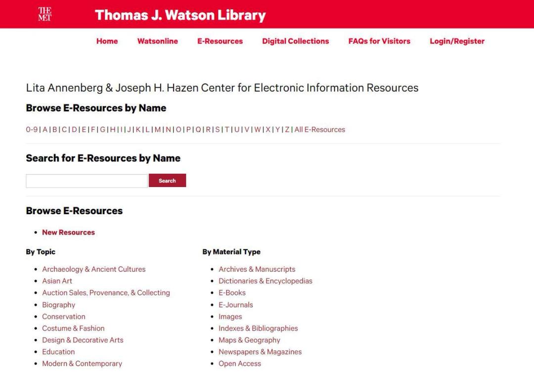 Yes, There's a Library Here! - The Metropolitan Museum of Art